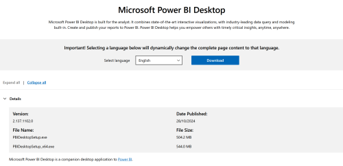 Download and Install Power BI Desktop - OdataLink